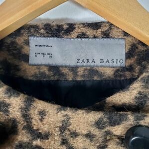 Zara | Jackets & Coats | Zara Leopard Print Wool Blend Coat S | Poshmark